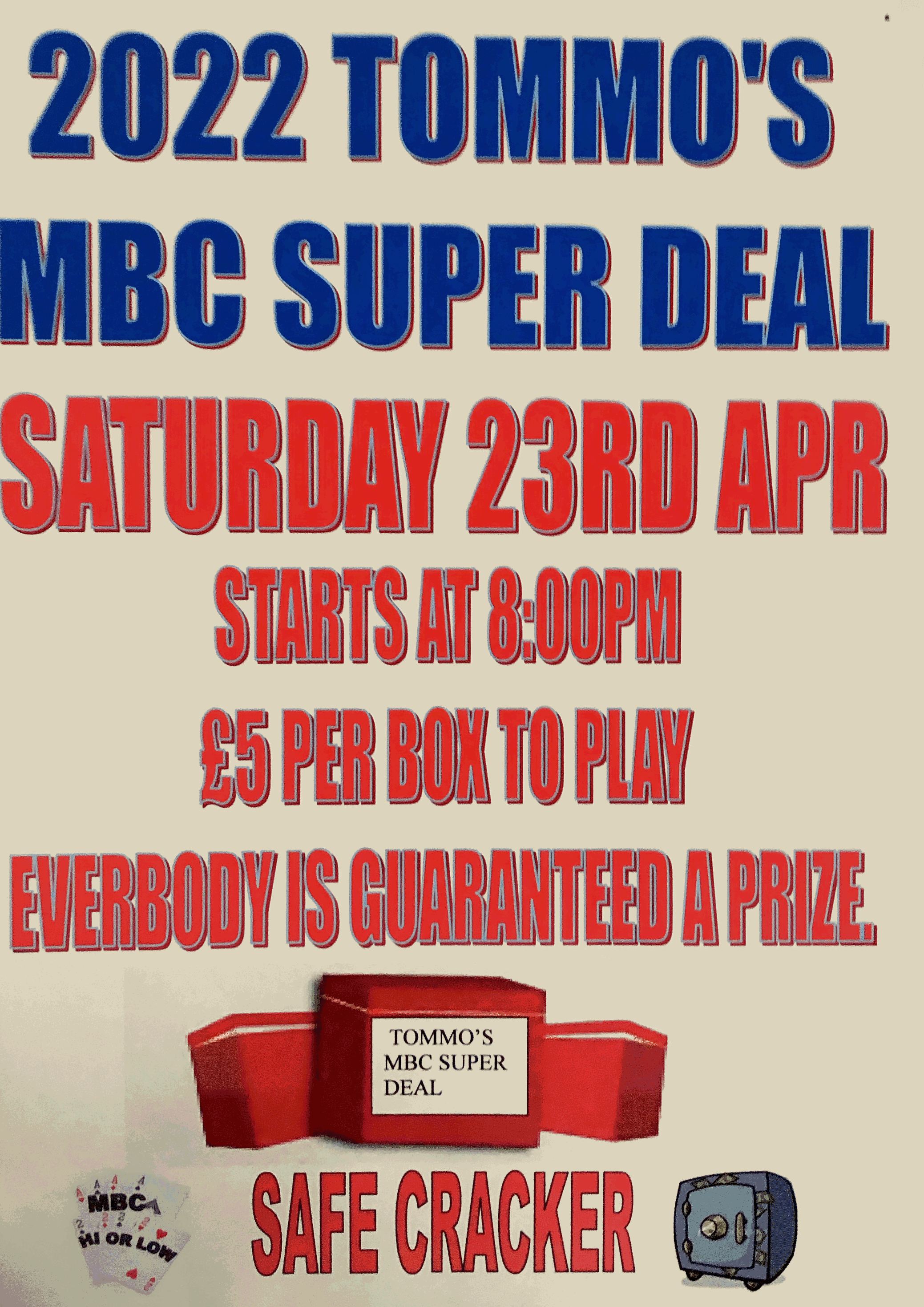 Tommo’s MBC Super Deal Returns in April! – Meersbrook Bowling Club Limited